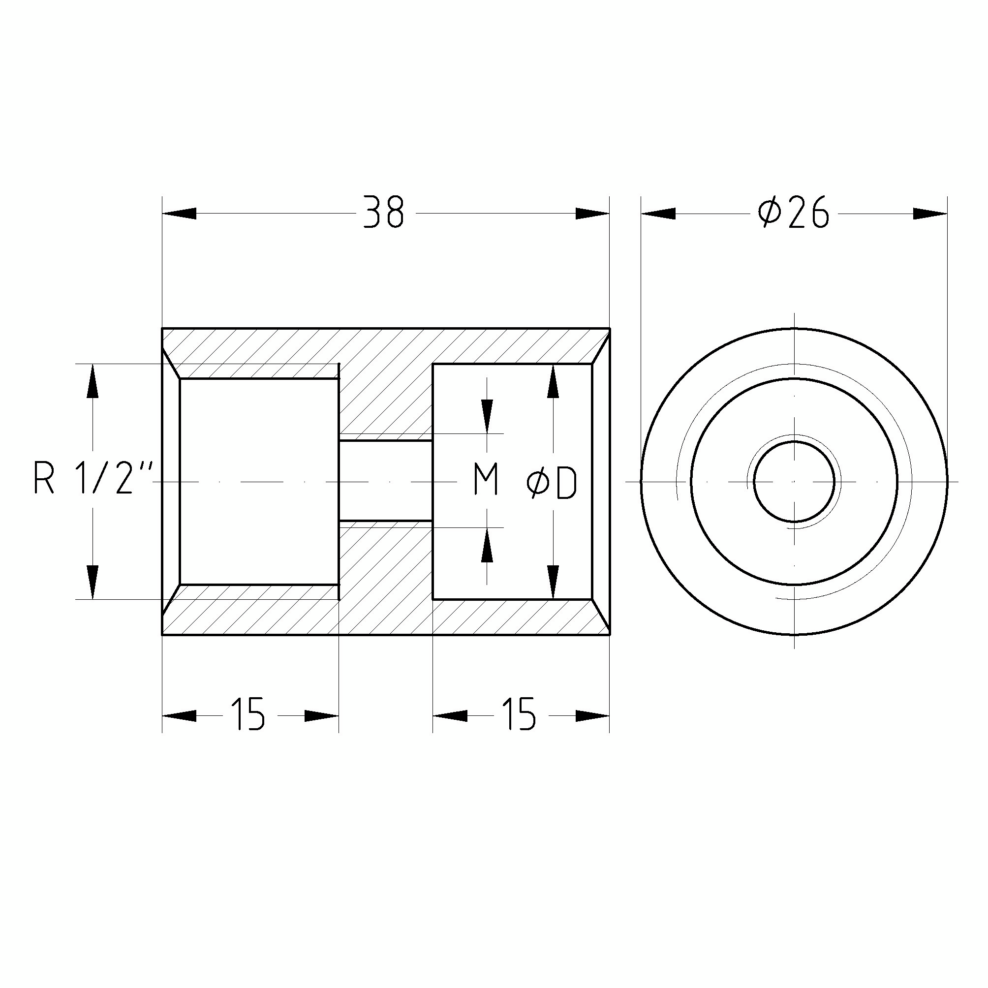 MÜPRO | Manchon taraudé