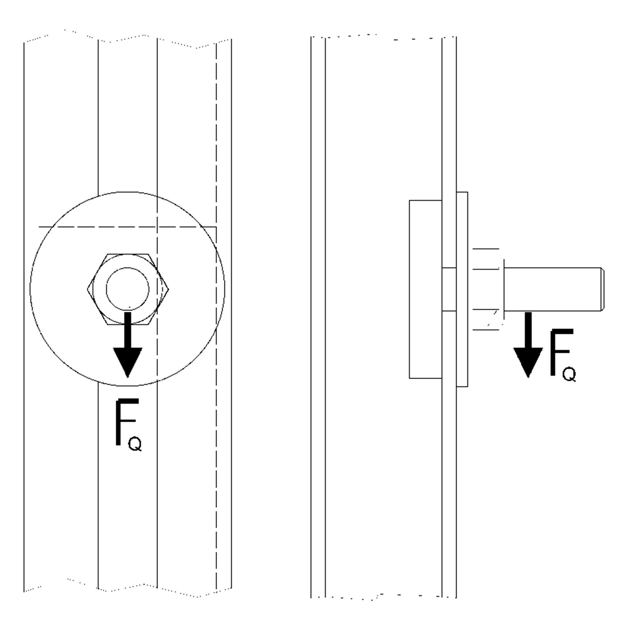 MÜPRO | Double écrou MPC Inox 304 | 27/18, 28/30 | M8 | 30 mm